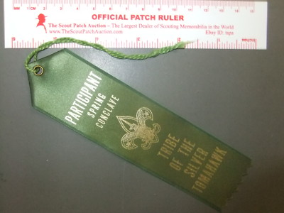 Boy Scout OA 80 Silver Tomahawk Spring Conclave Event Ribbon 3388EE | eBay