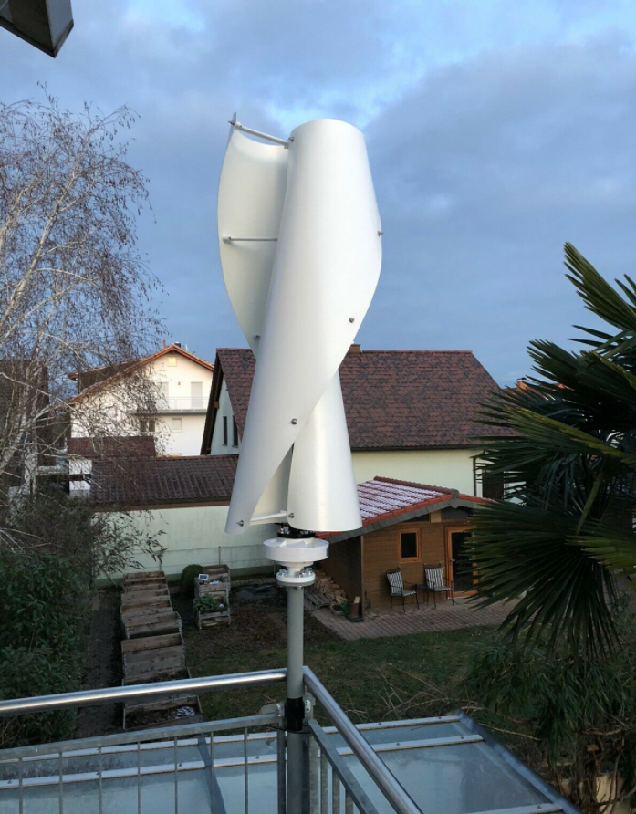800W Vertical Wind Turbine 12V 24V 48V Maglev Wind Power Generator w ...