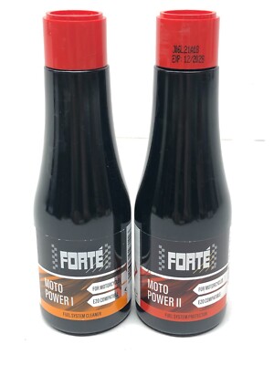 Forte Moto Power I & II Motorcycle & Scooter Additives Cleans ...