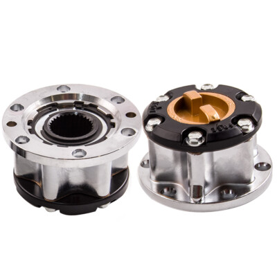 Pair MANUAL Free Wheeling Hubs For Toyota Land Cruiser HZJ HDJ FZJ 75 ...