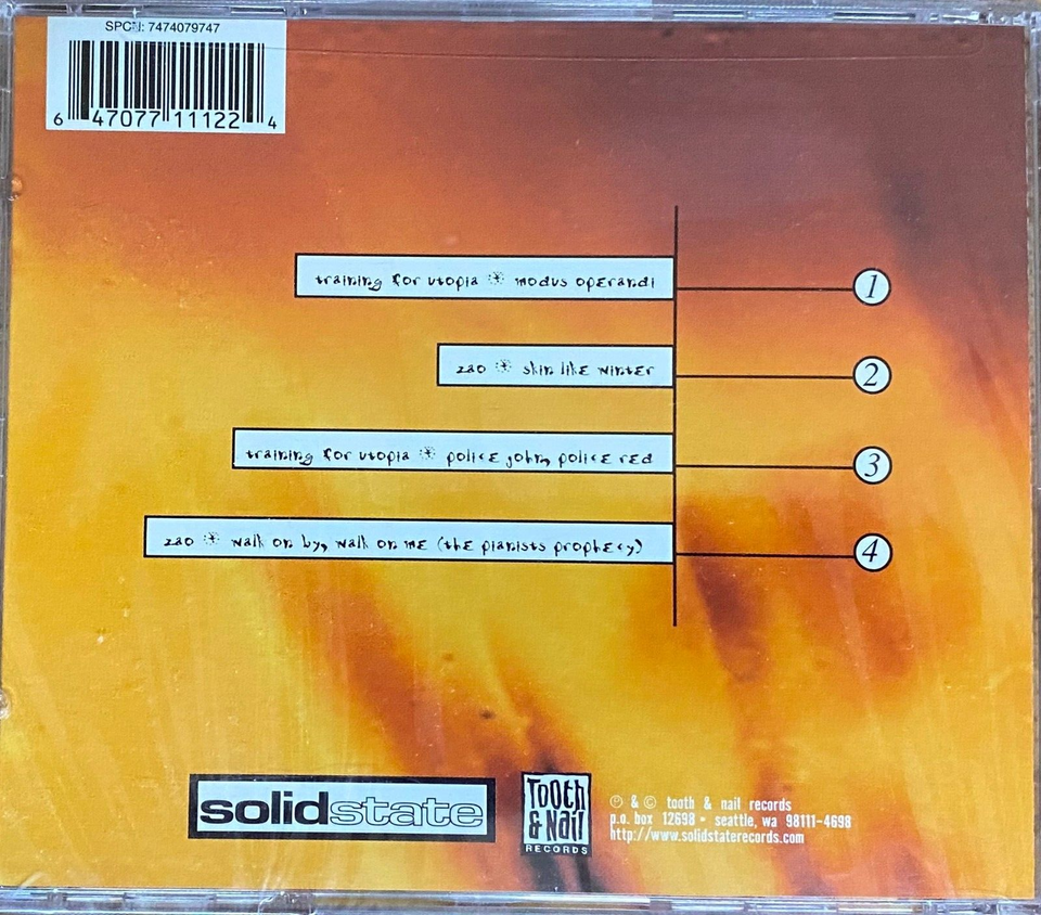 Training for Utopia/Zao [Split EP] by Training for Utopia (CD, Aug-1998 ...