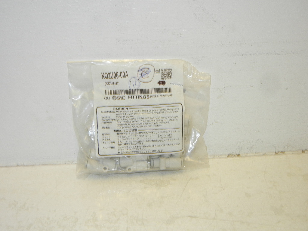 BAG OF 10 SMC KQ2U06-00A NEW Y UNION FITTINGS KQ2U0600A | eBay