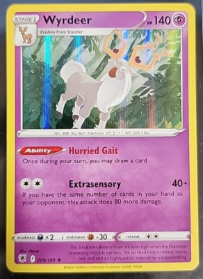 Pokémon TCG Wyrdeer Astral Radiance 069/189 Holo Holo Rare | eBay