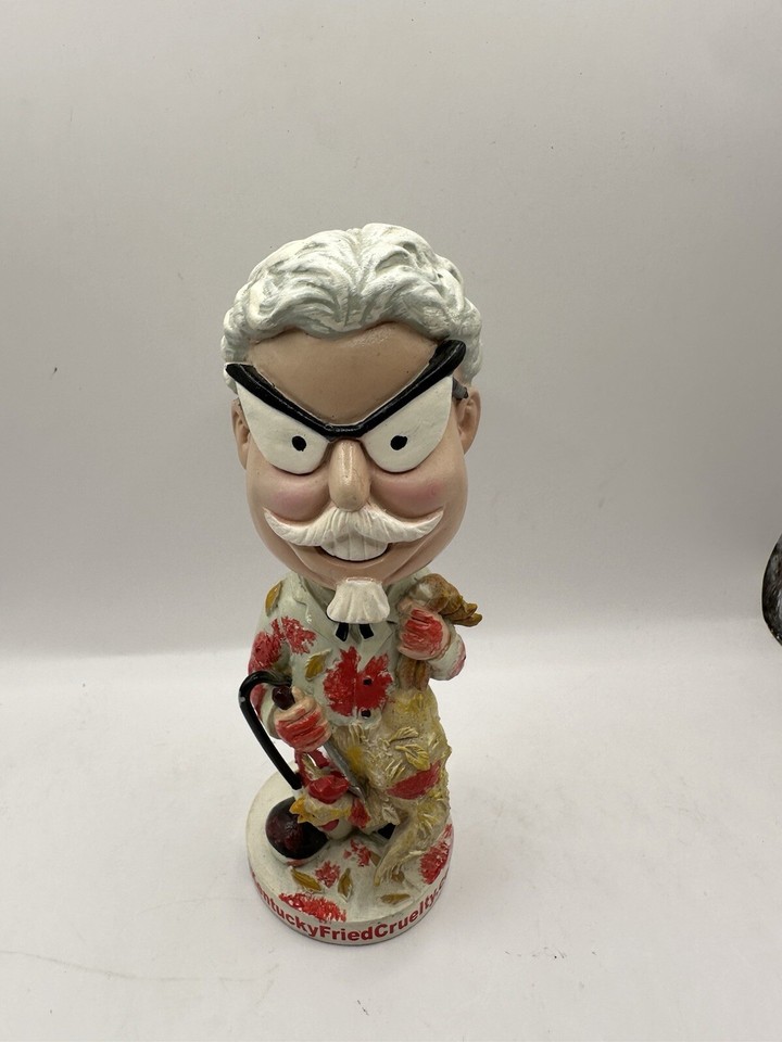Colonel Sanders PETA Bobblehead Kentucky Fried Cruelty RARE | eBay
