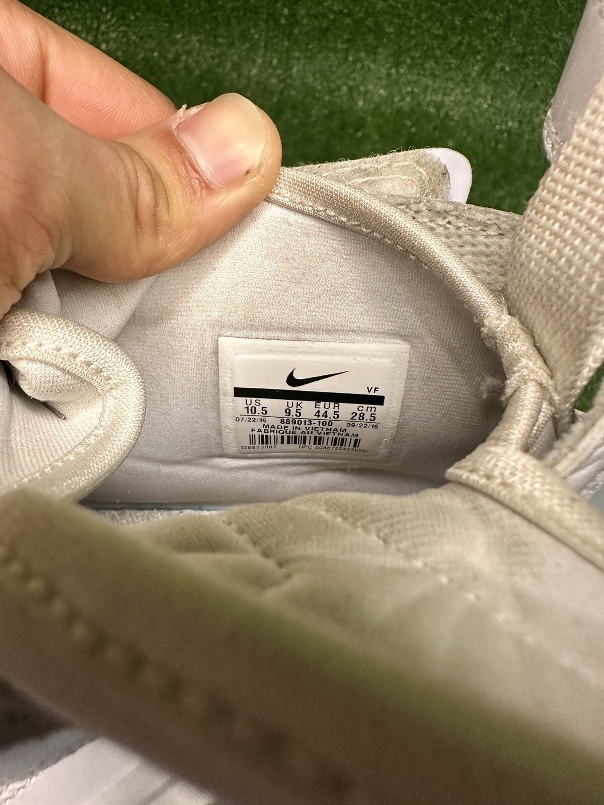 Rare Authentic Nike Air Unlimited Triple White Basket… - Gem