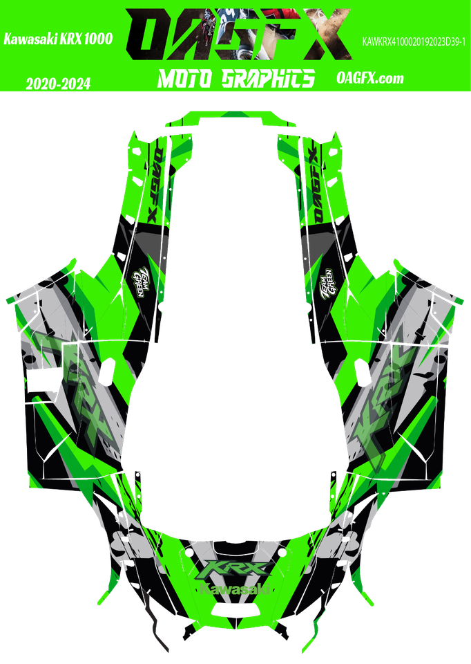 2019 - 2023 Kawasaki Teryx KRX 1000 Graphic Kit - Pro Edition D39-1 | eBay