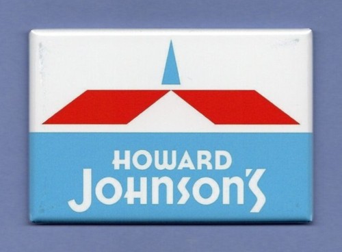HOWARD JOHNSONS LOGO *2X3 FRIDGE MAGNET* HOTEL MOTEL VACATION TRAVEL ...