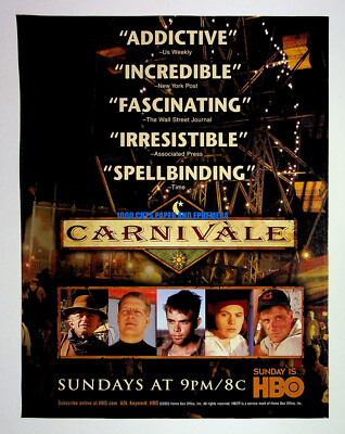 Carnivale HBO TV Channel 2003 Trade Print Magazine Ad Poster ADVERT | eBay