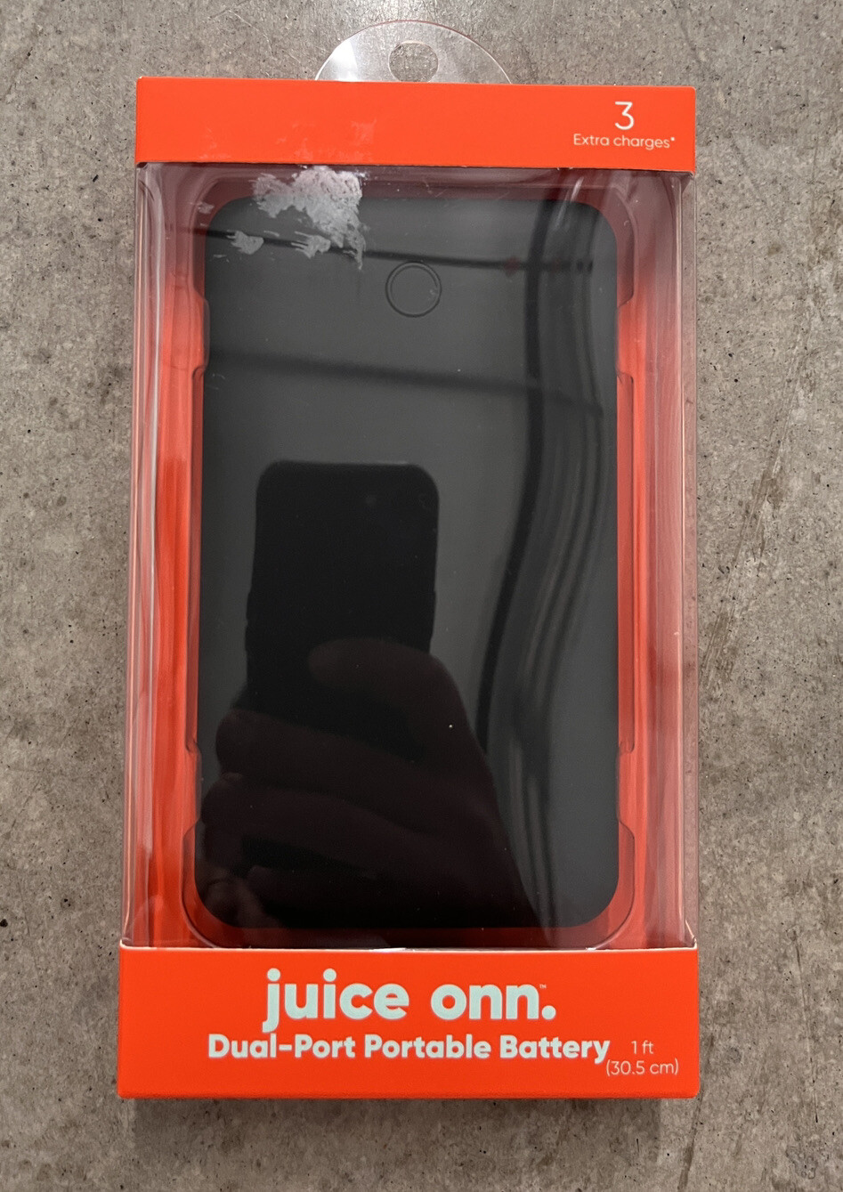 Onn. Dual-port Portable Battery 3x Charge 10000 mAh - Black for sale ...