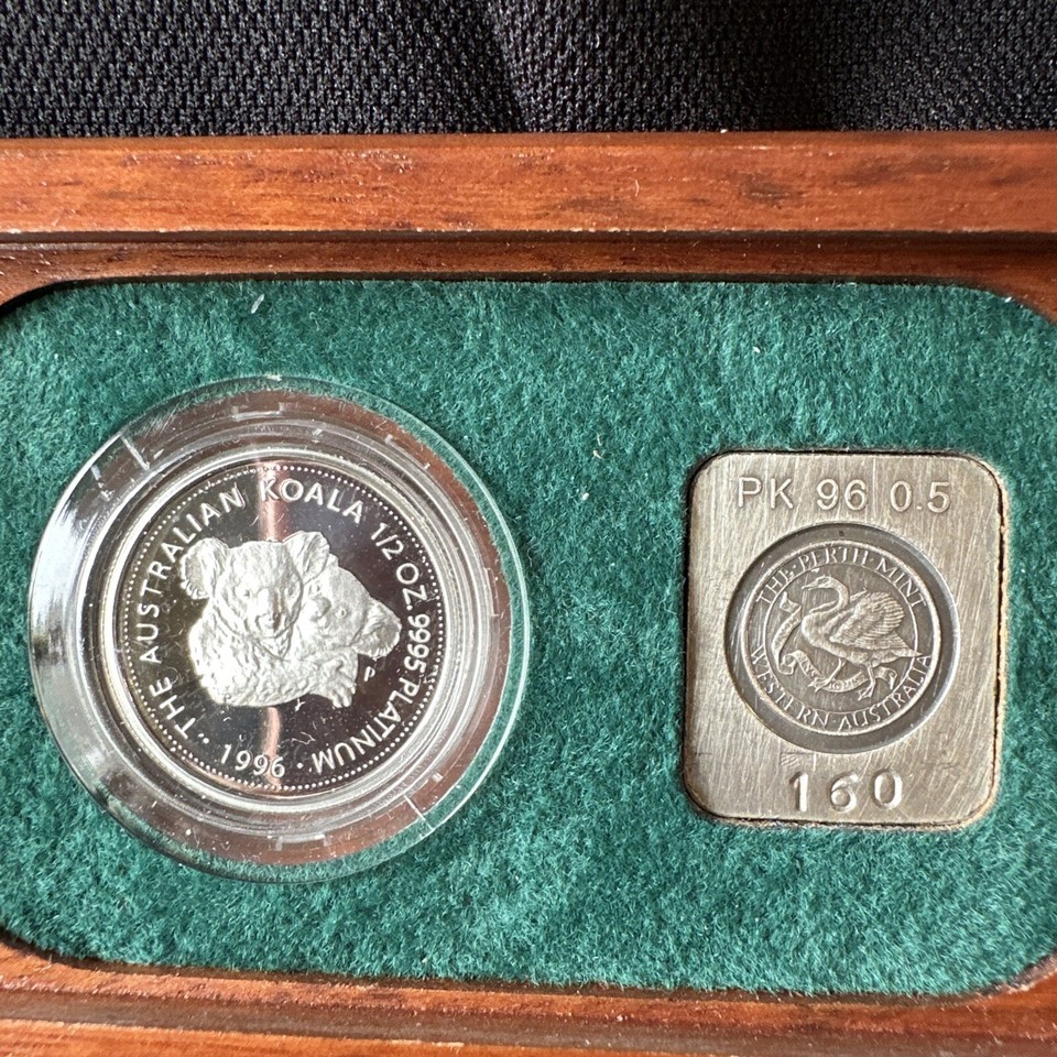 1996 Australian Koala 1/2 oz Platinum Proof Coin – Perth Mint Serial No ...