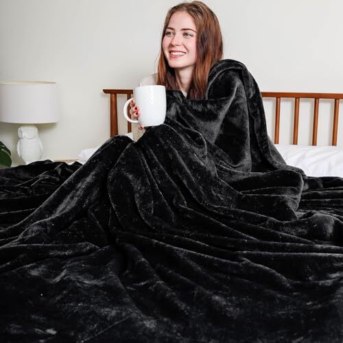 Oversized King Fleece Blanket 120x120 Inches - Ultra Soft Cozy 120"x120 ...