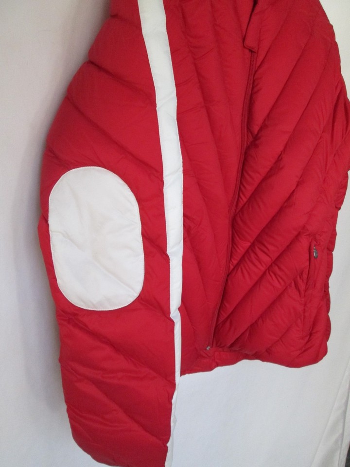 PERFECT MOMENT Red Goose Down Full Zip Red Snow Winter Puffer Jacket ...