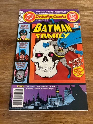 Detective Comics # 481 VF Comic Books Batman Joker Robin Catwoman 7 ...