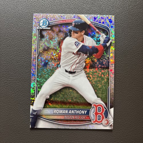 2025 Bowman Chrome Prospect Roman Anthony Mini-Diamond Refractor Boston ...