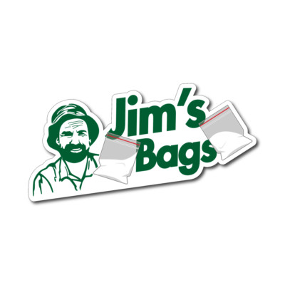 Jim's Bags Sticker Decal - JDM Drift Bogan Funny Hoon Straya Parody ...
