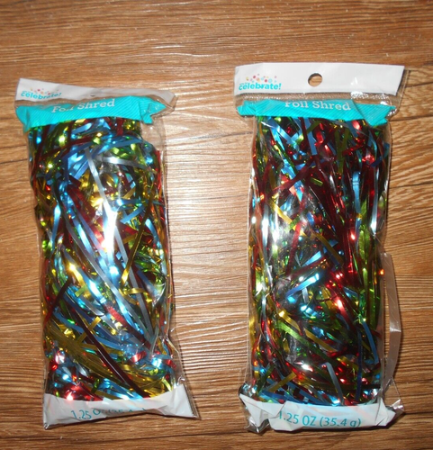 Celebrate Two Packs Of Foil Shred | eBay