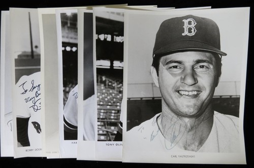 (8) Vintage 1970's Baseball Star / HOFer Signed Autographed 8 x 10 ...