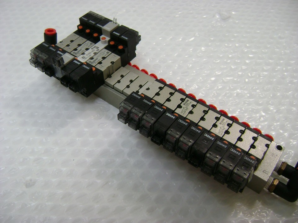 3384 SMC Solenoid Valves Stack/20 Ports Manifold | eBay