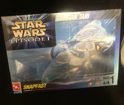 NEW Sealed Star Wars Episode 1 Gungan Sub AMT Snapfast ERTL Model Kit 1 ...