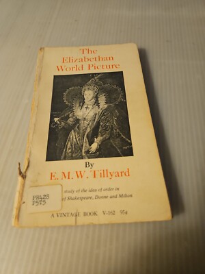 Vintage "The Elizabethan World Picture" By E.M.W. Tillyard Paperback ...