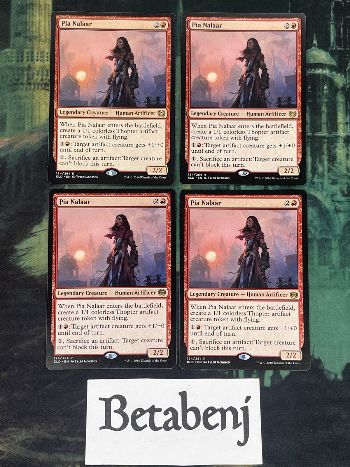 4x MTG Pia Nalaar Kaladesh (Playset) | eBay