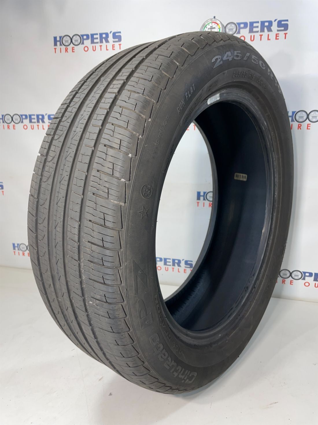 1X Pirelli Cinturato P7 A/S RSC Run Flat 245/50R19 105H Used Tires 6.5 ...