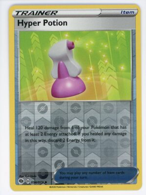 Pokemon Hyper Potion 054/073 Reverse Holo Uncommon Trainer Champions ...
