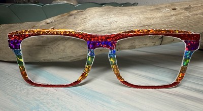 Magnetic Eyewear Toppers/Pair Eyewear Compatible/Drew Frames/Rainbow ...