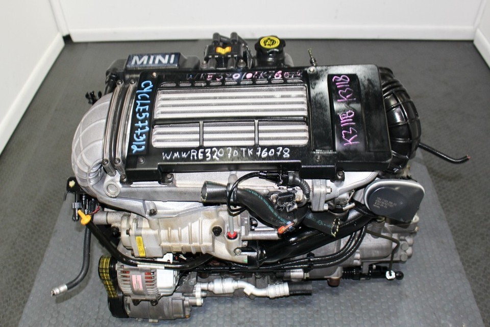 2002-2008 Mini Cooper S R50 R52 1.6L Complete Engine Motor 6MT GETRAC ...