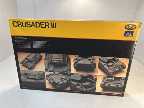 Italeri TESTORS 1/35 CRUSADER III Tank Model Kit #812 [U55] | eBay