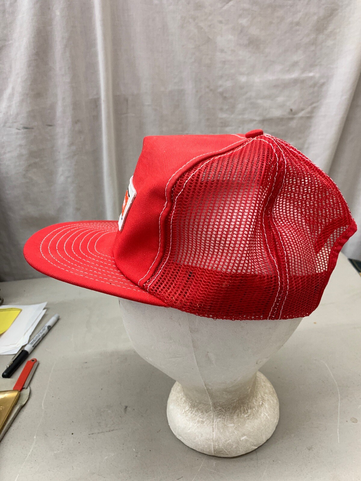 trucker hat baseball cap Vintage Snapback Mesh Patch Cenex Land O Lakes ...