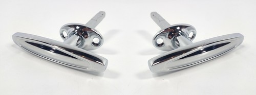 Pair Chrome Outside Door Handles for 1928-31 Model A & 1932-33 Open Car ...