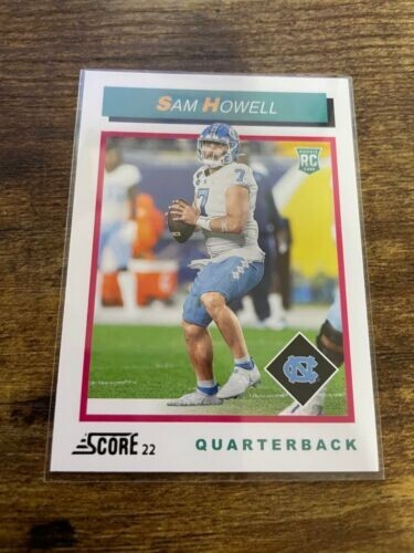 Sam Howell 2022 Score Football Throwback # TB4 Washington Commanders RC ...