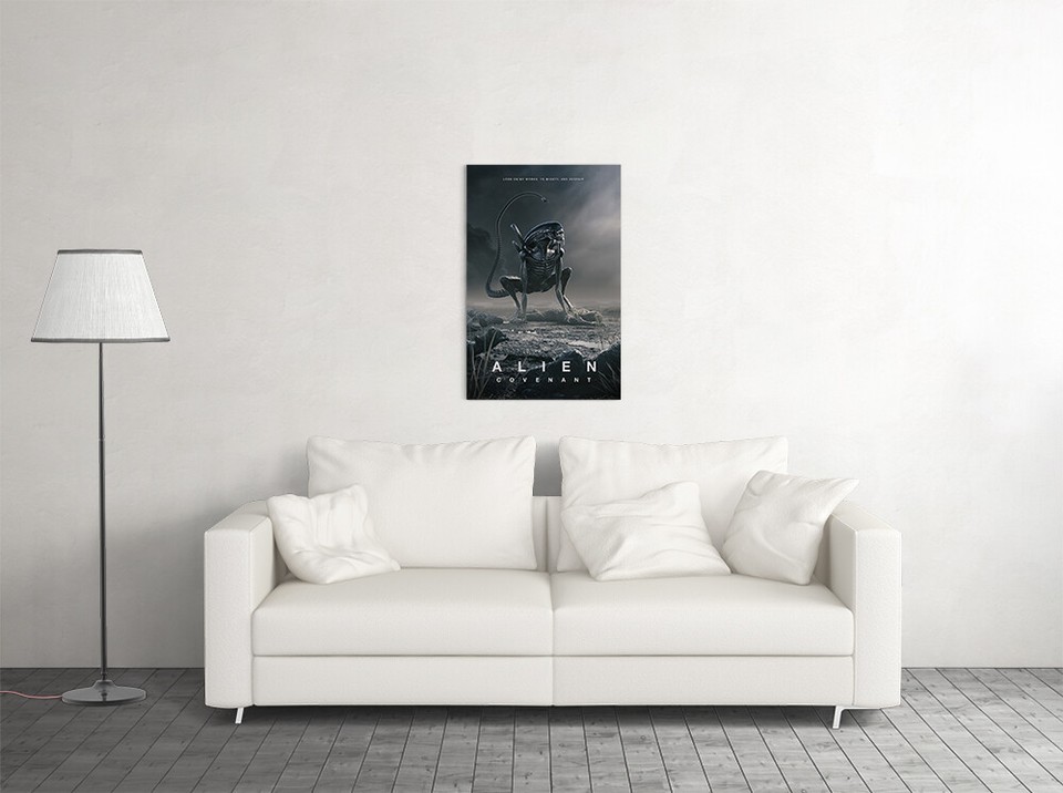 Alien Silk Horror Movie Print New Painting Wall Art Home Decor - POSTER ...