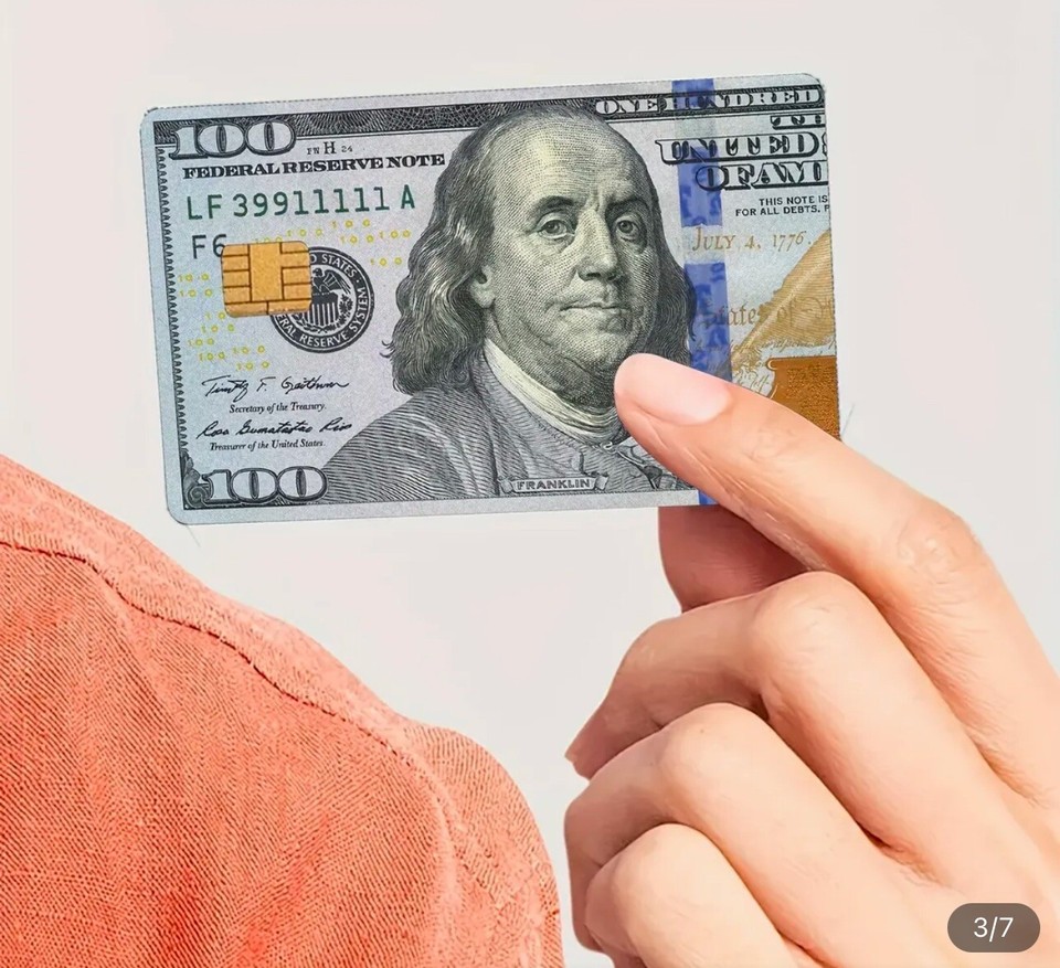 Hundred Dollar Bill USA Currency Money Credit Debit Card Skin Sticker ...