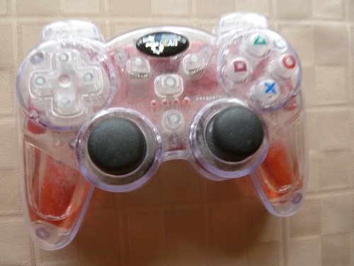 PlayStation 3 PS3 Dream Gear Lava Glow Red Wireless Controller (No ...