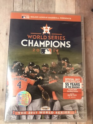 HOUSTON ASTROS Baseball MLB NEW SEALED DVD 2017 WORLD SERIES CHAMPIONS ...