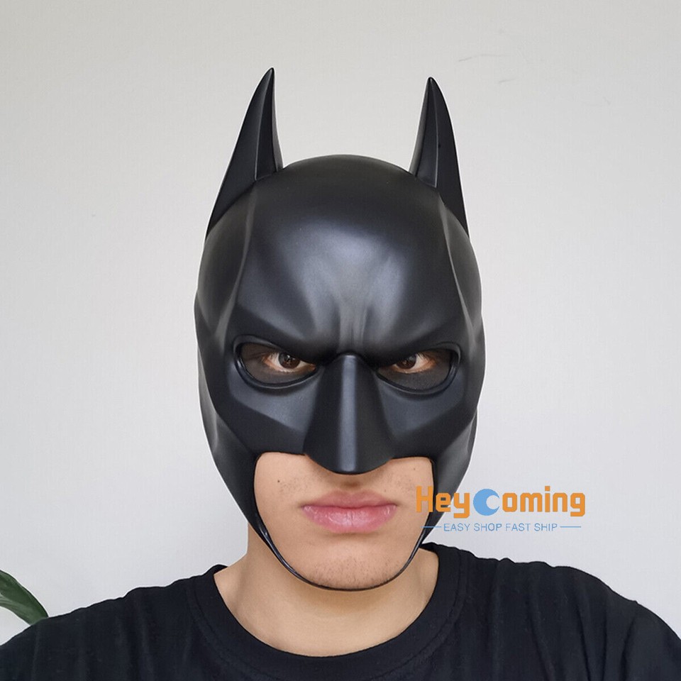 Batman Full Mask With Cowl Adult The Dark Knight Rises Halloween ...