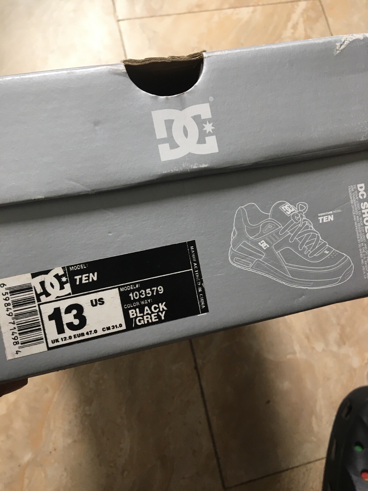 DC Rob Dyrdek Ten Original Skate Shoes - Gem