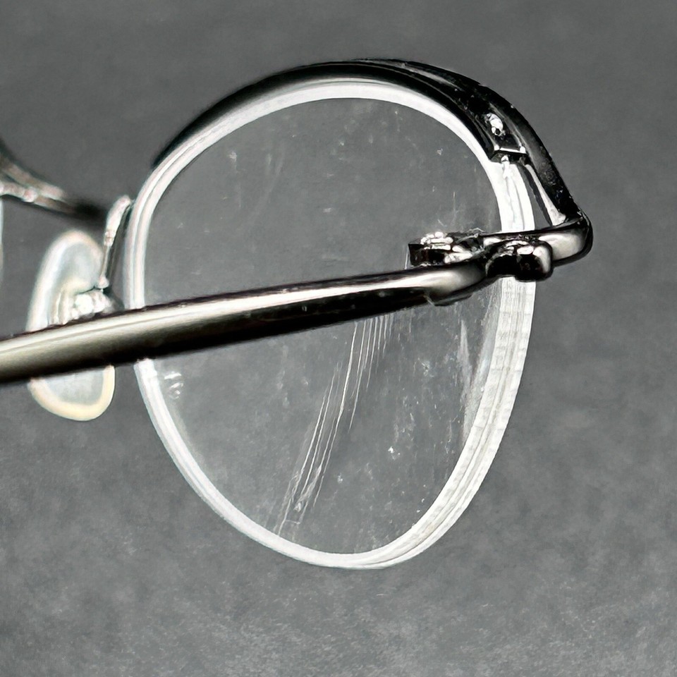 Martine Sitbon 6586 Half-Rim Eyeglasses Frame Black Japan 47-20-138 ...