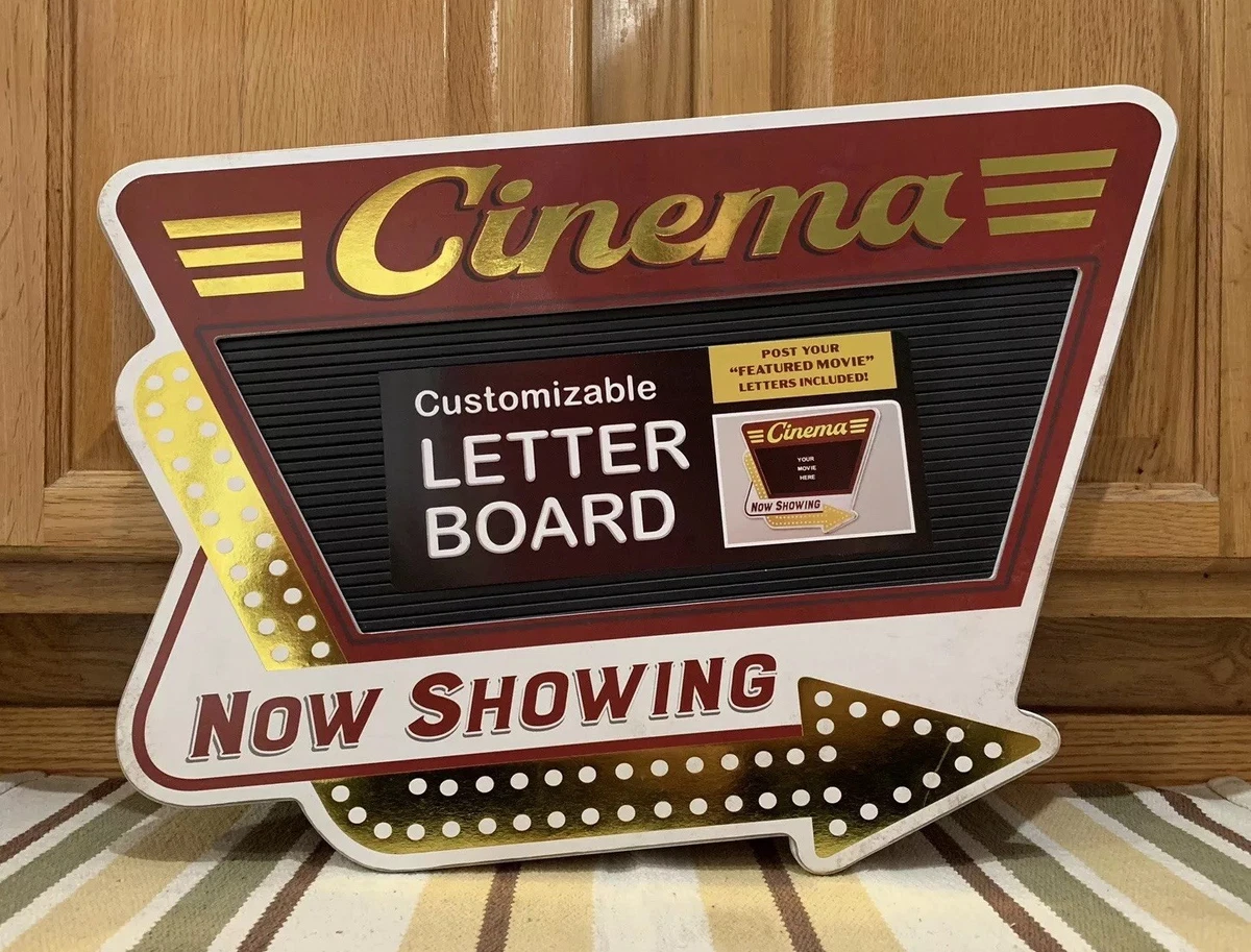 Now Showing Sign Home Theater