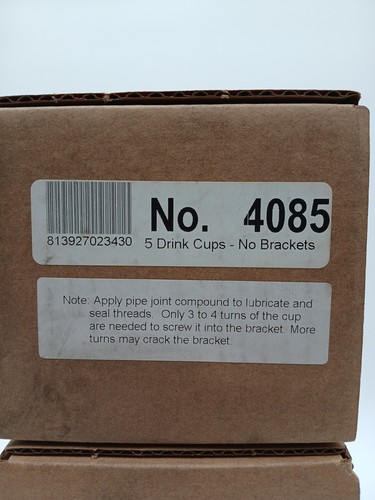 5 Automatic Poultry or Game Bird Drink Cups 4085 Water Supply Free ...