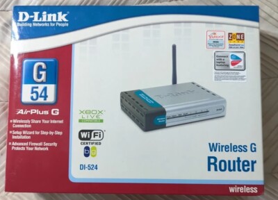 D-Link DI-524 54 Mbps 4-Port 10/100 Wireless G Router DI-524 | eBay
