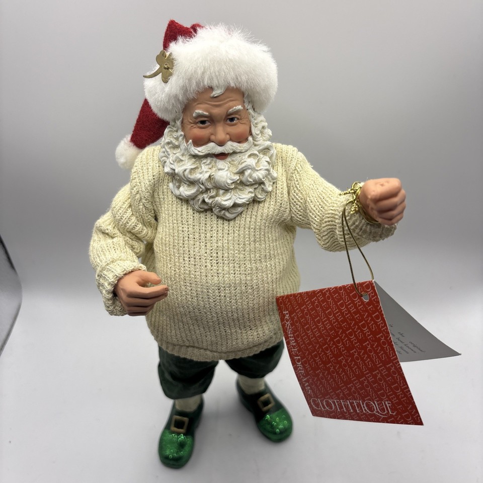 Dept 56 Possible Dreams Clothique Full Blooded Irish FBI Christmas ...