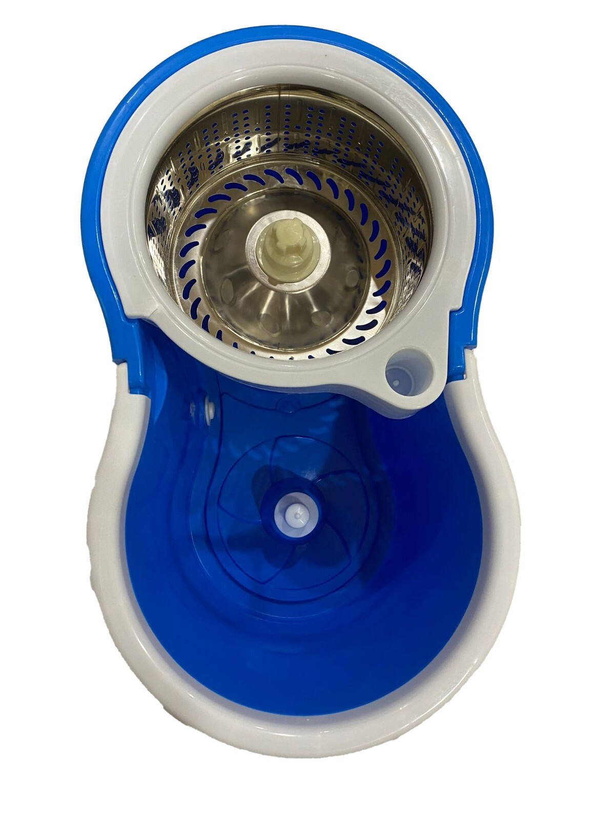 Split Bucket 360 Rotating Magic Spinning Spin Mop 2 Mop Heads Stainless ...