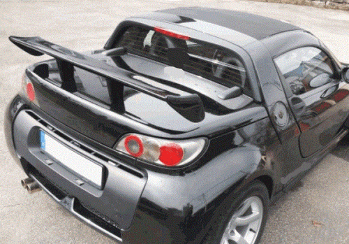 Heckspoiler Heckflügel Spoiler XL Tuning passend für Smart Roadster ...