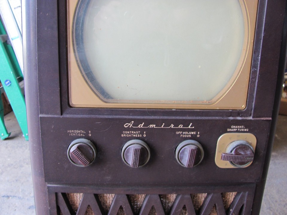 Admiral Bakelite Television TV 1948 | eBay
