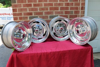 VINTAGE CENTERLINE COBRA FORGED BILLET 16X8 POLISHED WHEELS 6x5.5 6x139 ...