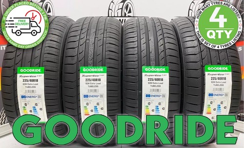 4 X 225 40 18 GOODRIDE 225/40R18 92W XL BRAND NEW C & B RATED TYRES ...