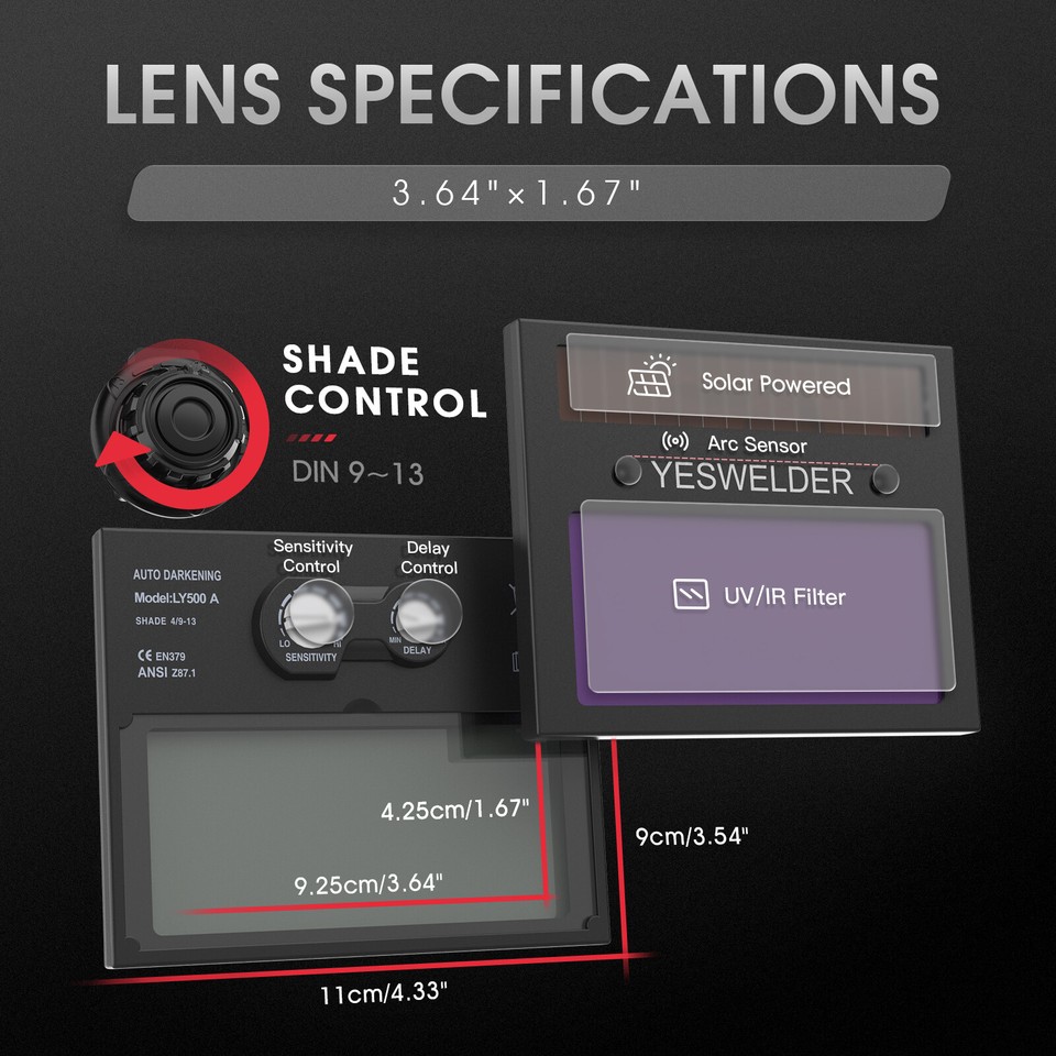 True Color Pro Solar Welder Mask Auto-Dark Welding Helmet Arc/Tig/Mig ...